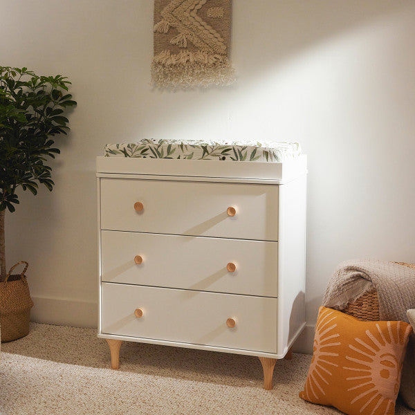 Lolly 3 drawer dresser w/ removable change tray – Baby Shack